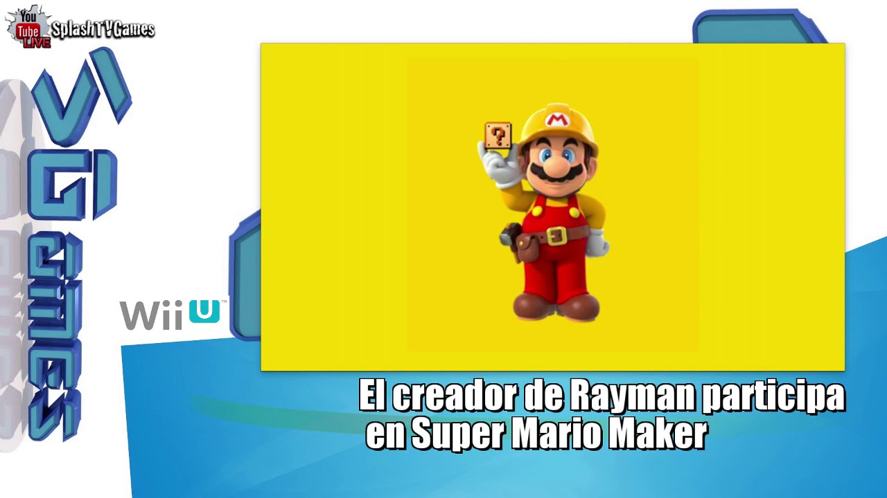 El creador de Rayman participa en Super Mario Maker - YouTube