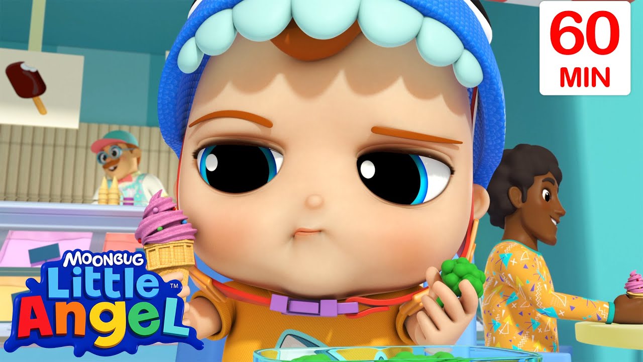 This So Yucky (Broccoli Ice Cream) - Little Angel | Food Cartoons ...
