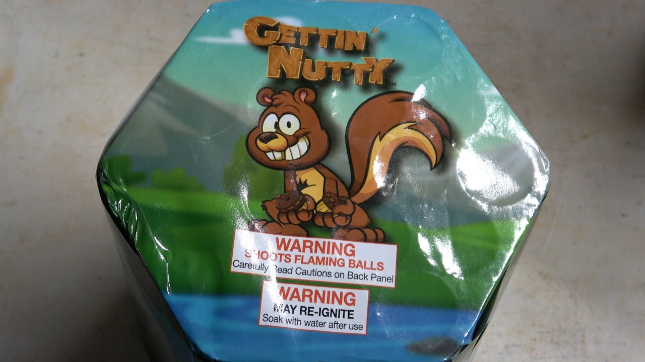 Gettin' Nutty 19 shot 200g cake by Showtime - YouTube