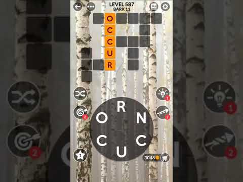 Wordscapes Level 587 | Answers - YouTube