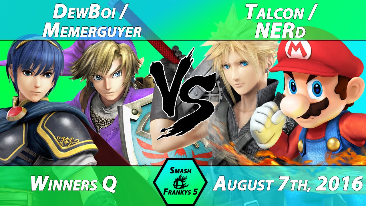 Smash @ Franky's 5 Doubles: Memerguyer / DewBoi vs Talcon / NERd - YouTube