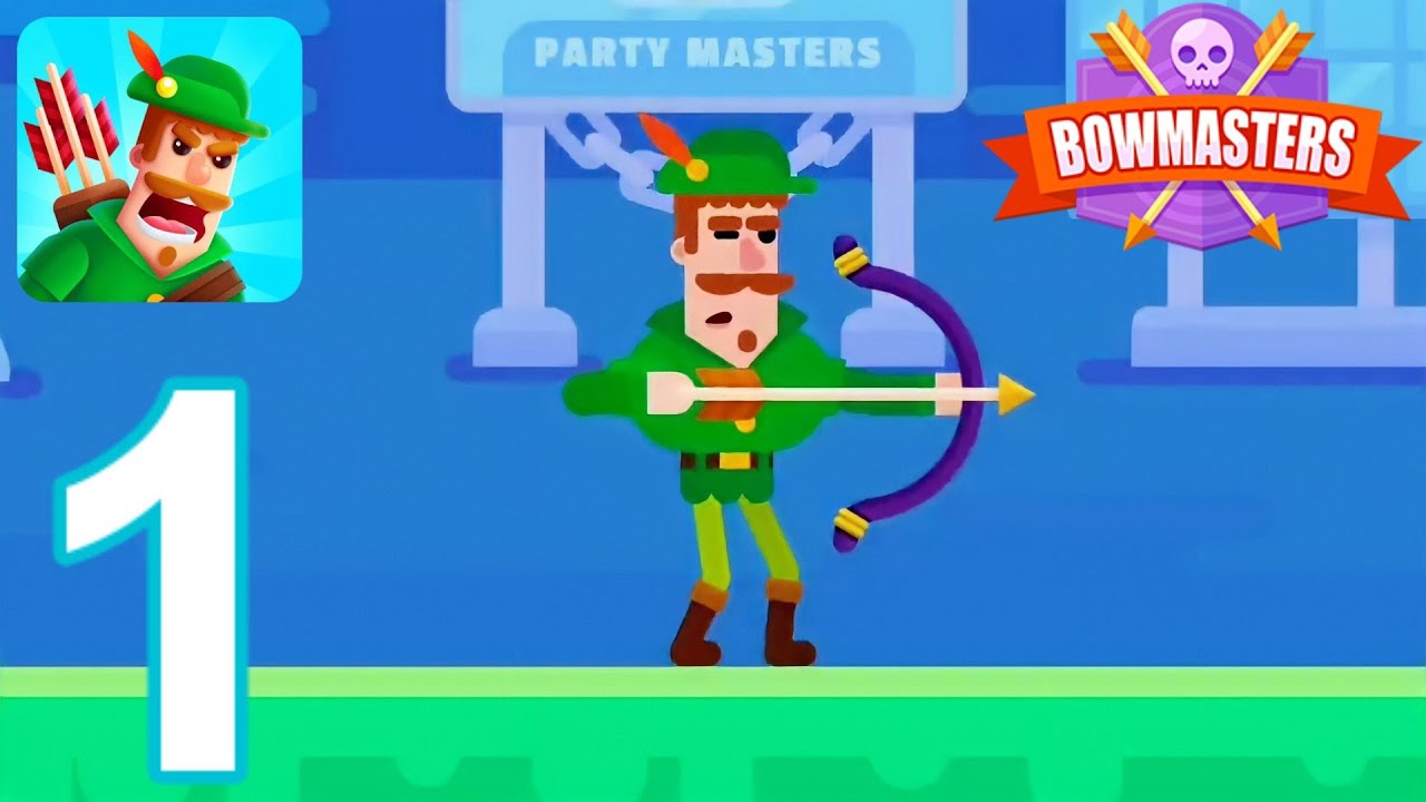 Bowmasters Gameplay Part 1 - Robin (Bowmasters) - YouTube