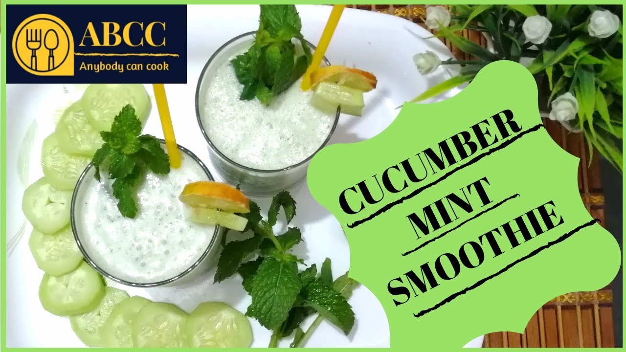 Cucumber Mint Smoothie//Cucumber Mint Shake//Refreshing Shake//Cucumber ...