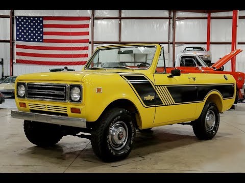 1979 International Scout II Sunburst Yellow - YouTube