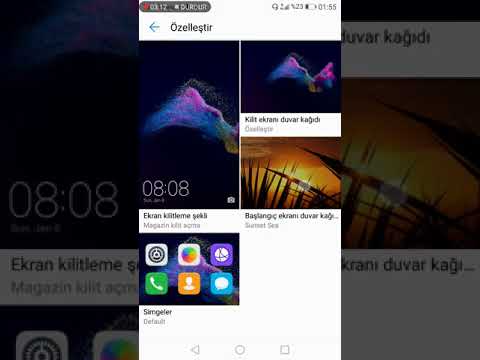 Huawei p9 lite 2017 - Tema değiştirme