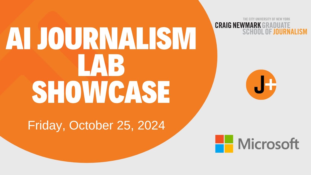AI Journalism Lab Showcase - YouTube