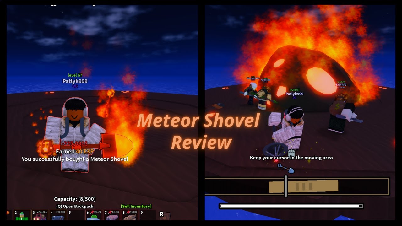 NEW Meteor shovel review │ Dig it Roblox - YouTube