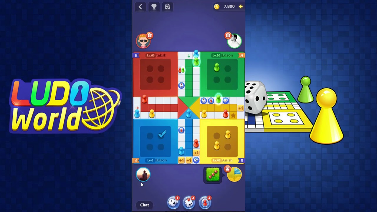 Ludo World / Usando 2 cuentas - YouTube