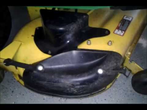 JOHN DEERE MULCH COVER KIT INSTALLATION - YouTube