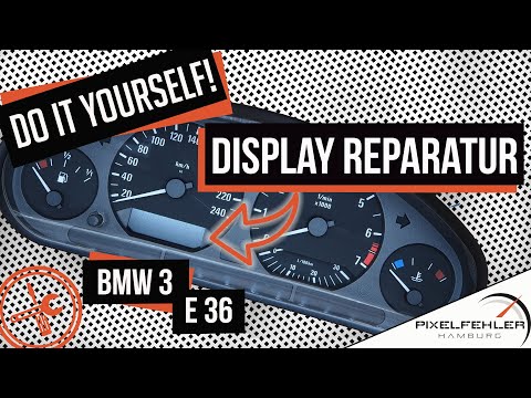 Do it Yourself! Wie Du den Tacho BMW 3er, E36 Kombiiinstrument easy selbst reparierst. Schau selbst!