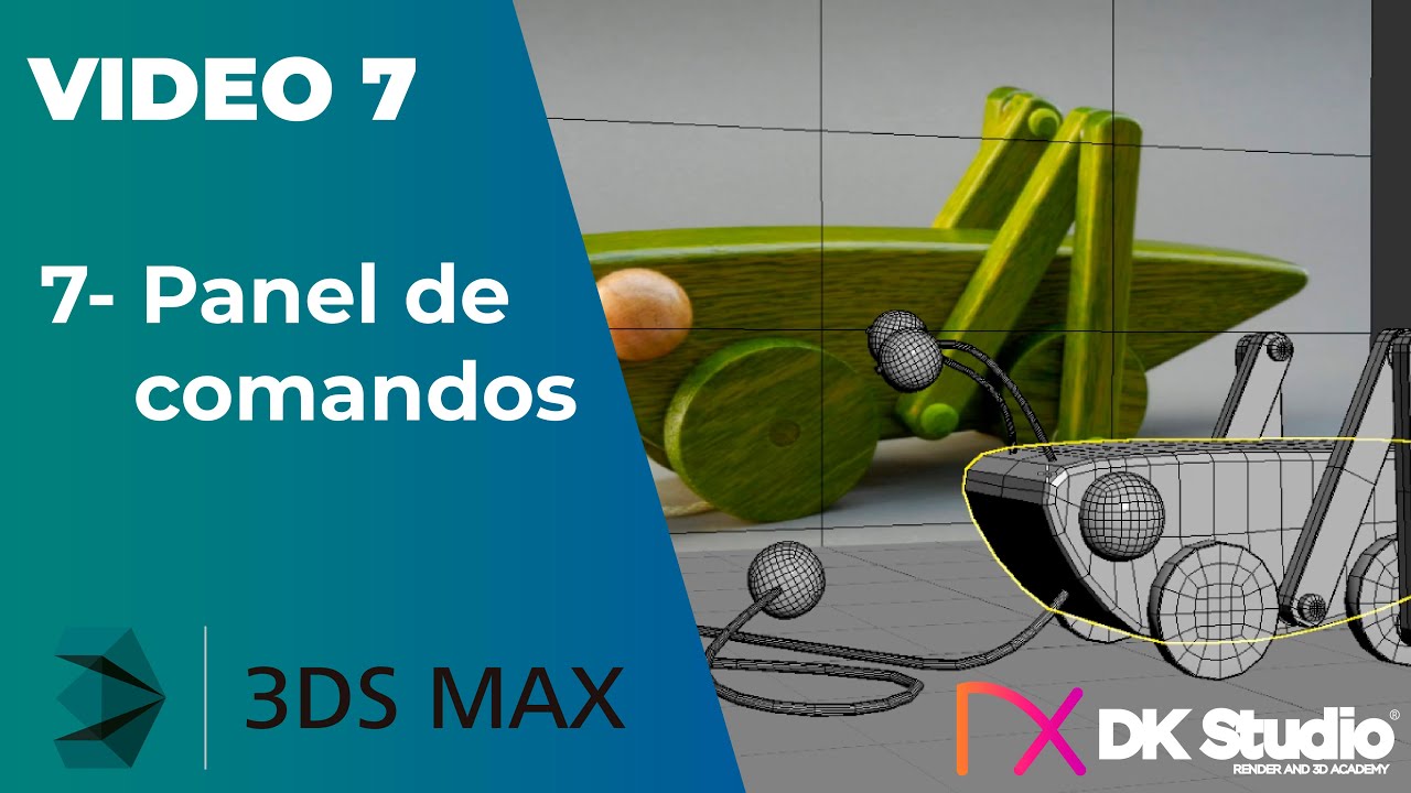 Curso de modelado inicial 3DS MAX - Clase 7 Panel de comandos - YouTube
