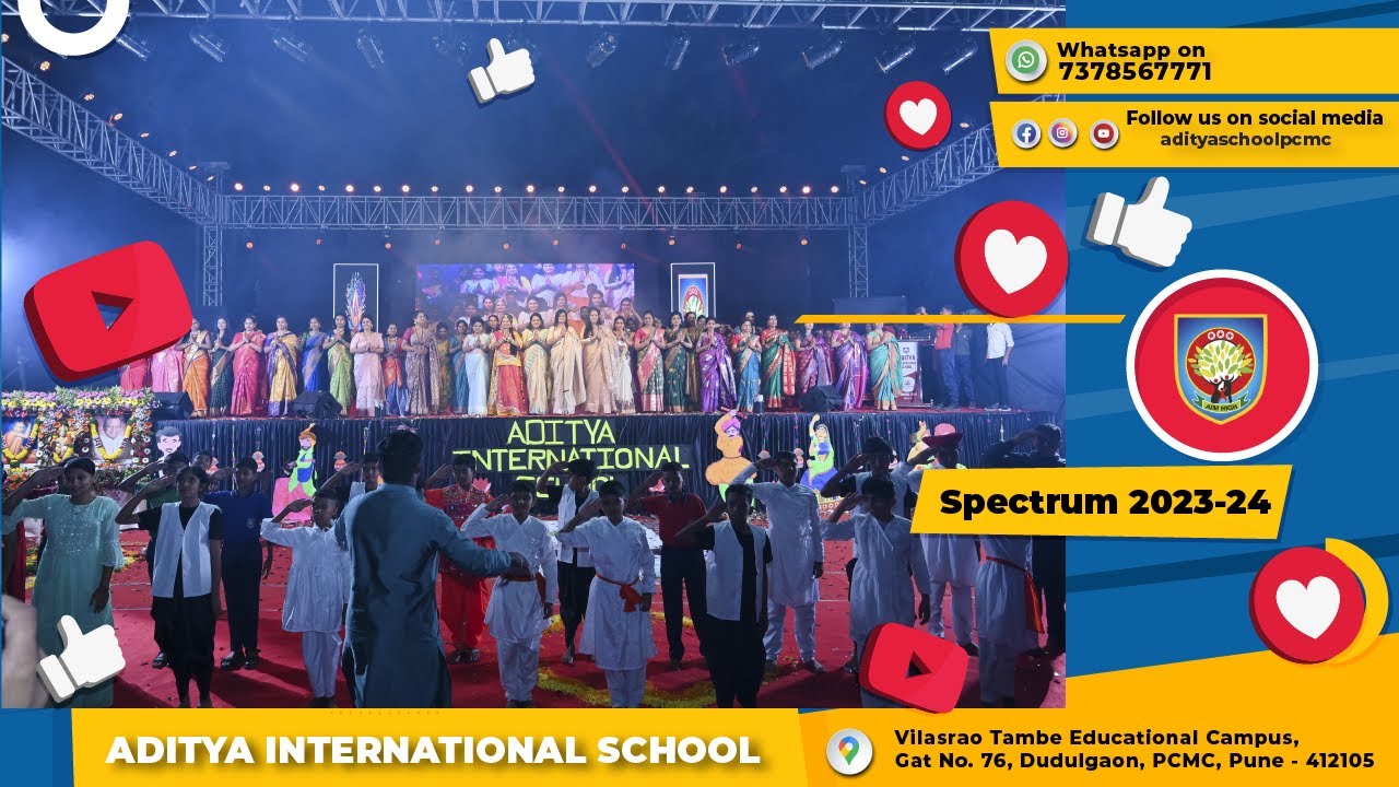 ADITYA INTERNATIONAL SCHOOL - ANNUAL DAY 23-24 - YouTube