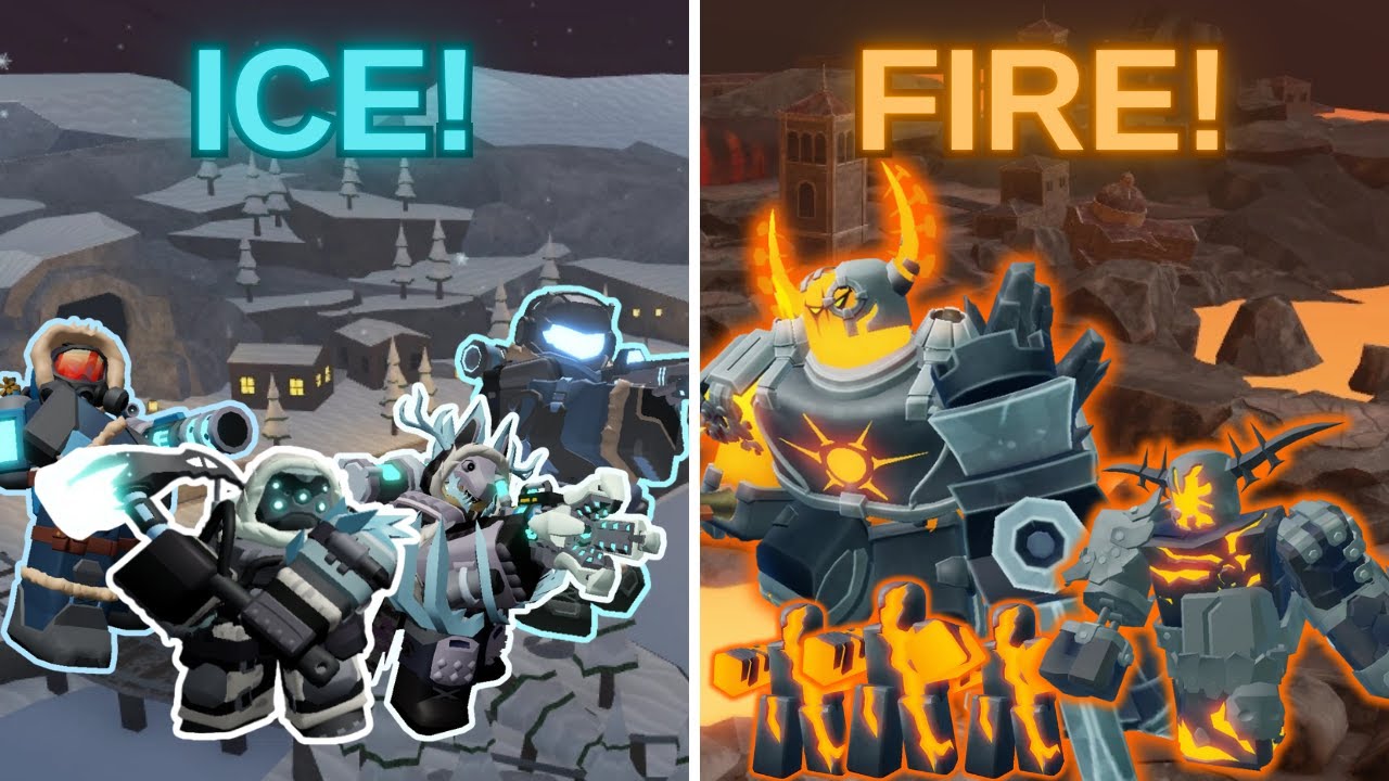 ️ ICE TOWERS VS MOLTEN MODE 2! 🔥 | Tower Defense Simulator - YouTube