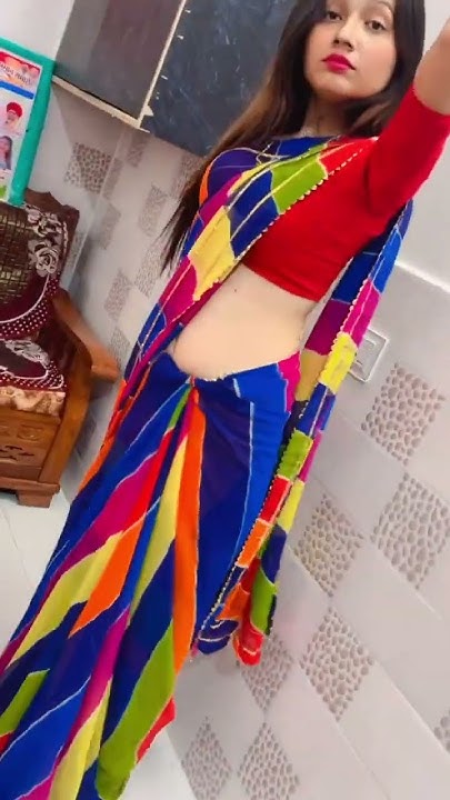 Desi Girl In Colorfull Saree Hot Youtube