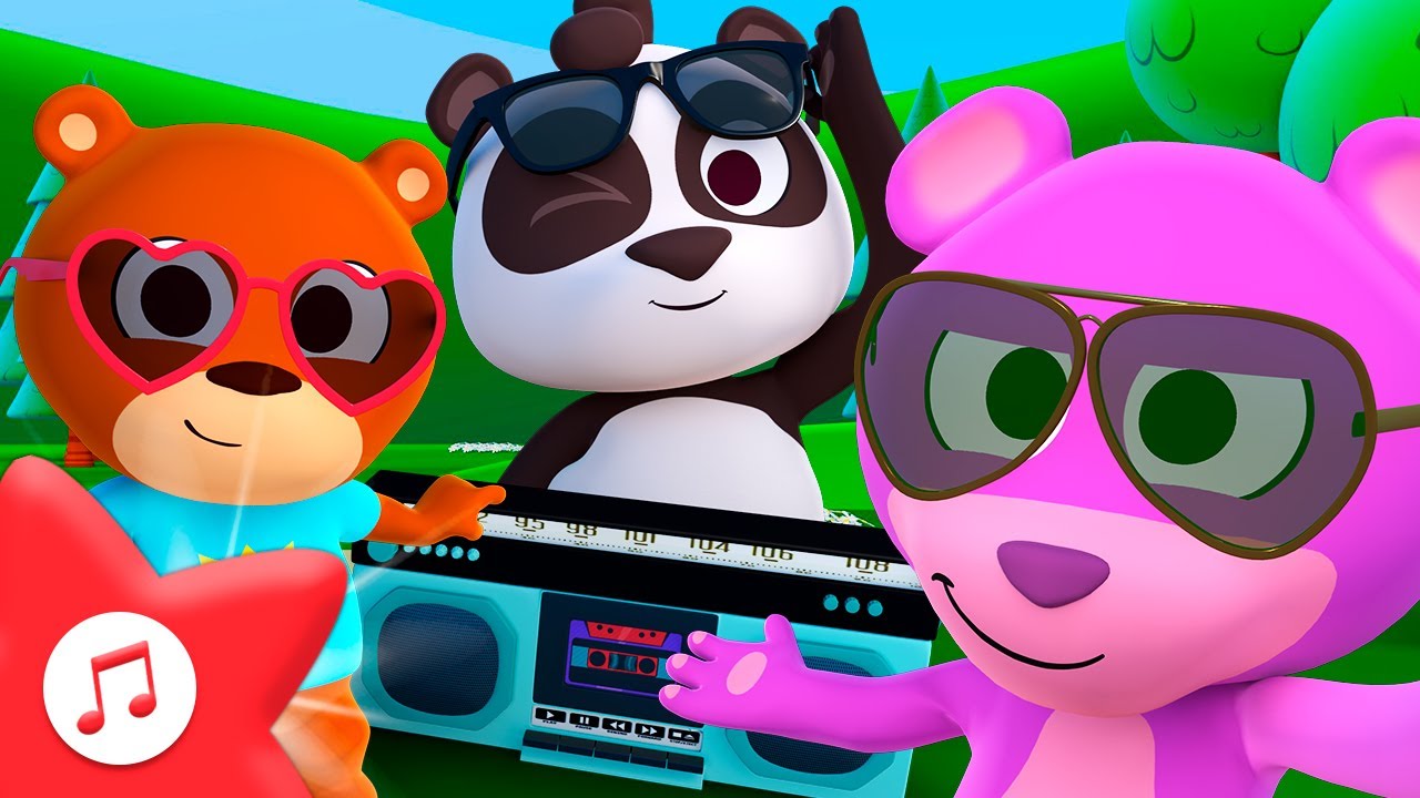 El Pasito del Osito 🐼 CANCIONES DEL ZOO 🐵 Canciones Infantiles | El ...