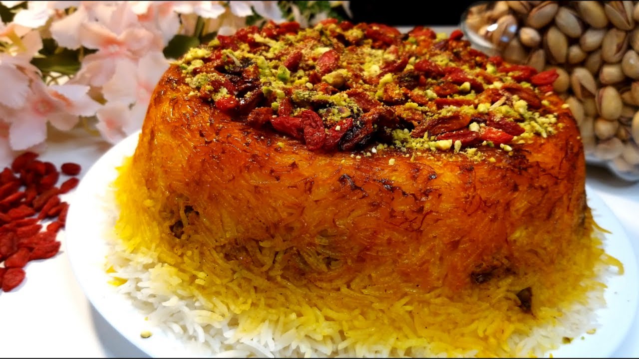Persian Chicken Tahchin Recipe|Tahchine morgh - YouTube