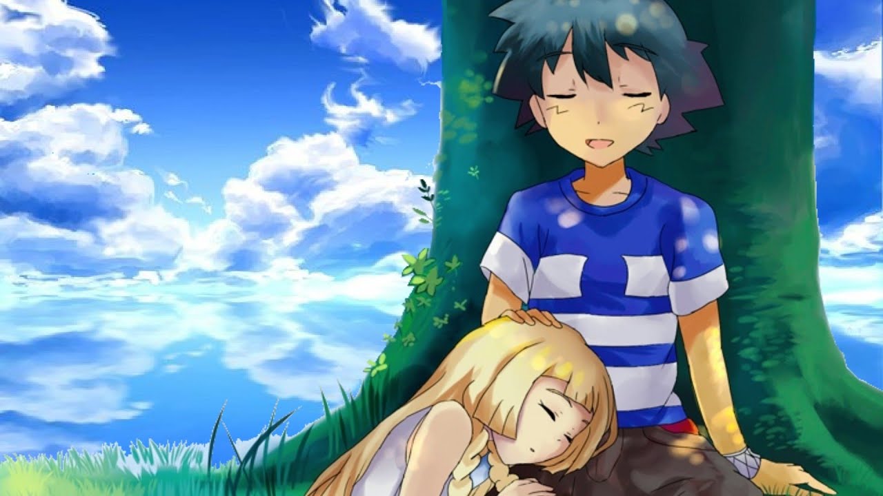 Pokémon Ash X Lillie [AMV] INNA - Nirvana - YouTube