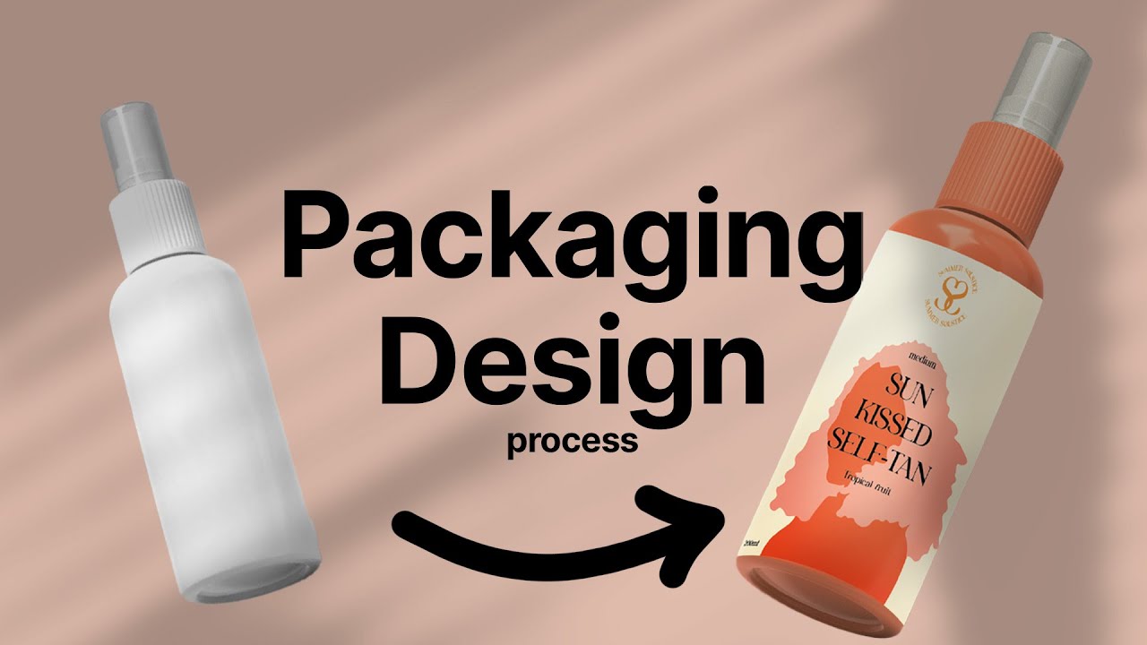 Product packaging design process | Fake tan brand Ep.2 - YouTube