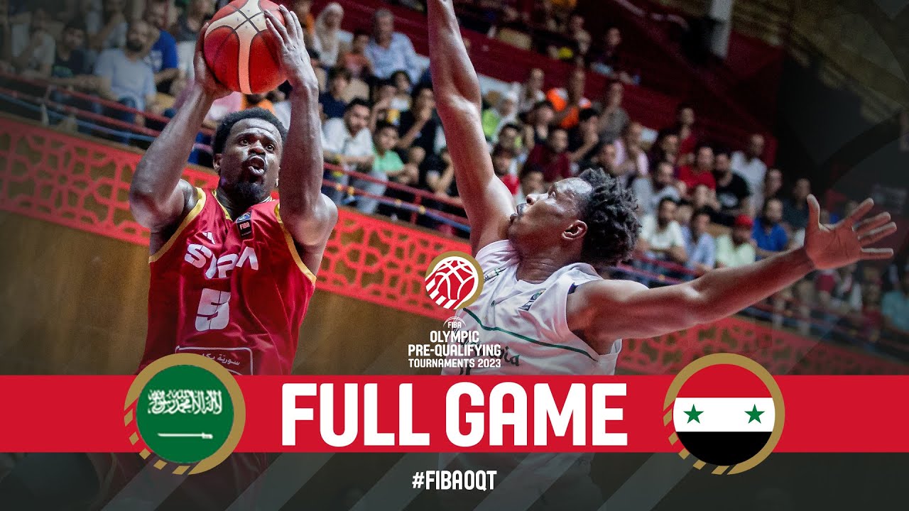 Saudi Arabia v Syria | Full Basketball Game | FIBA Olympic Pre ...