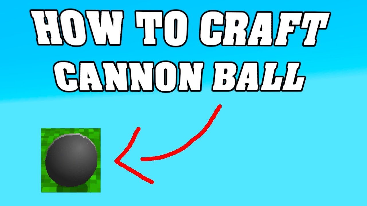 HOW TO CRAFT CANNON BALL in MINE MINE NO MI - YouTube