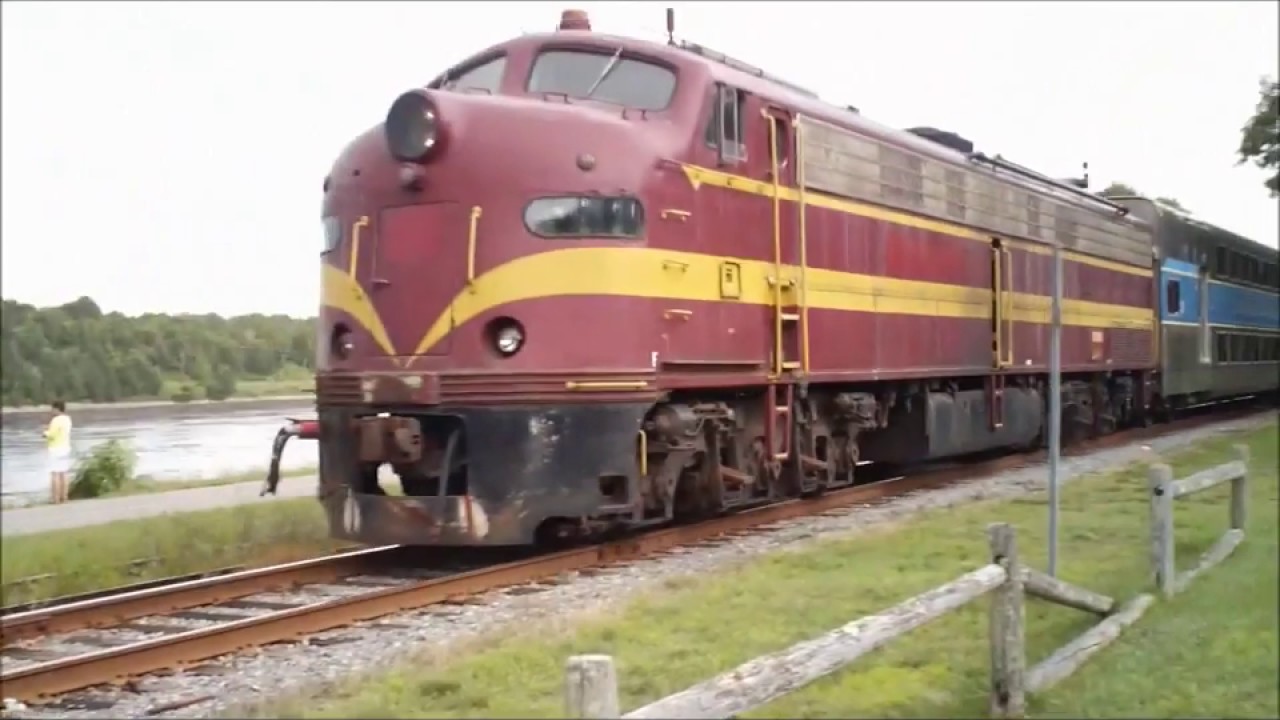 Full Throttle! Mass Coastal 2006 at Sagamore with EMD E9AM trailing ...