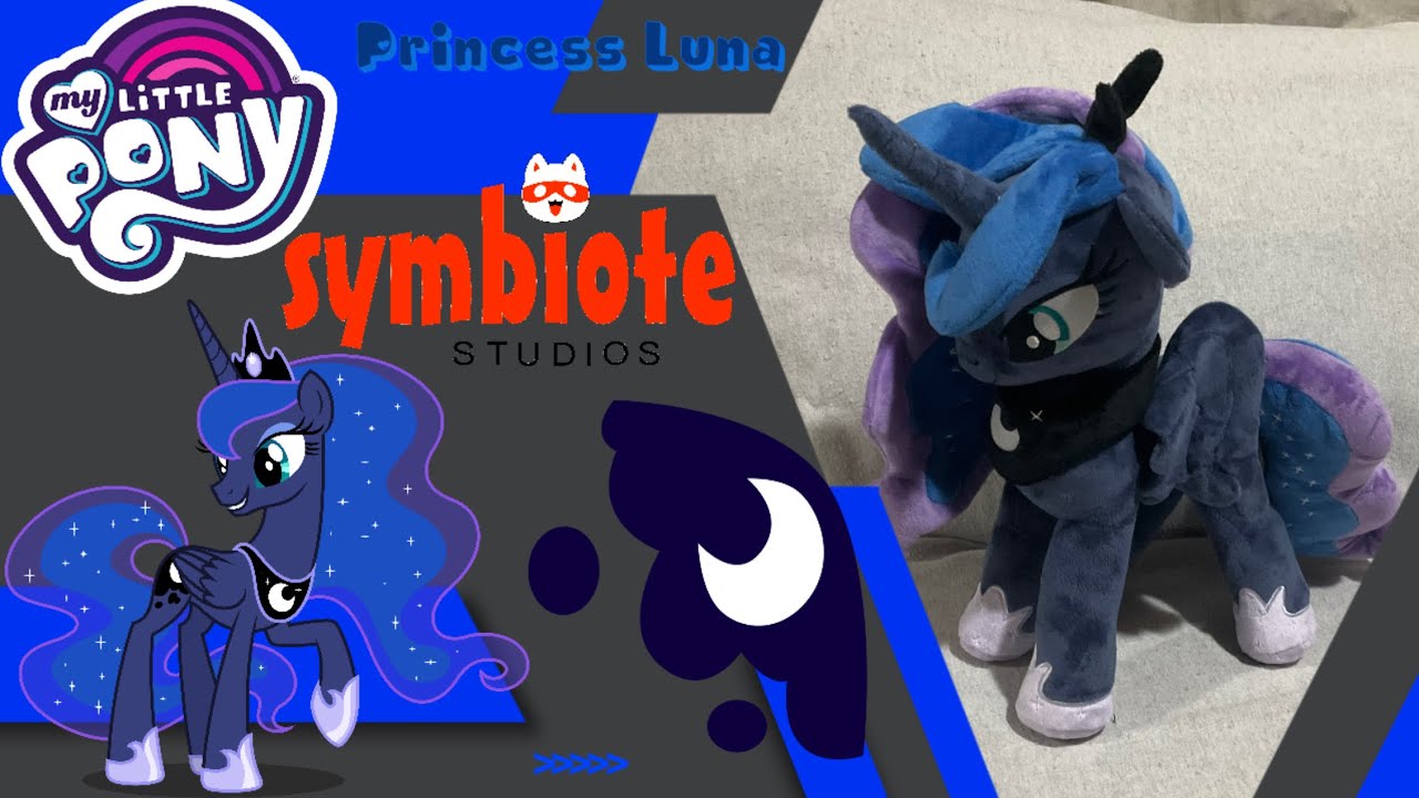 Princess Luna Symbiote Studios Plush Review - YouTube