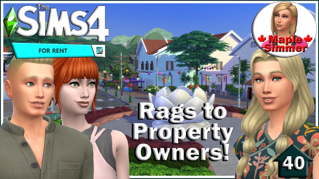 Ghost Night 👻 Pt 40: Rags to Property Owners (Sims 4 For Rent) - YouTube