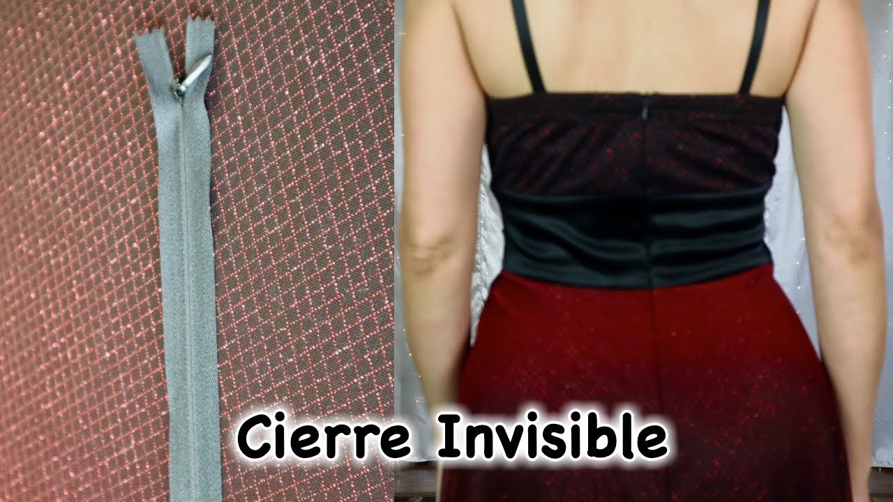 DIY Como poner cierre invisible - YouTube