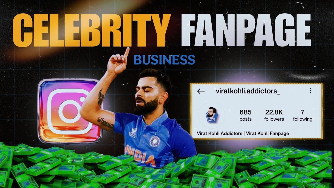 Make Money From Celebrity Fan Page | Instagram Fanpage Business - YouTube