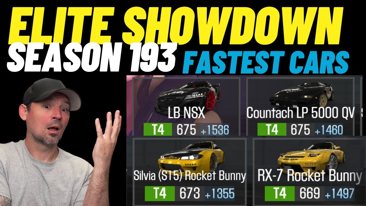 CSR2 Season 193 Elite Showdown Fastest Cars - YouTube