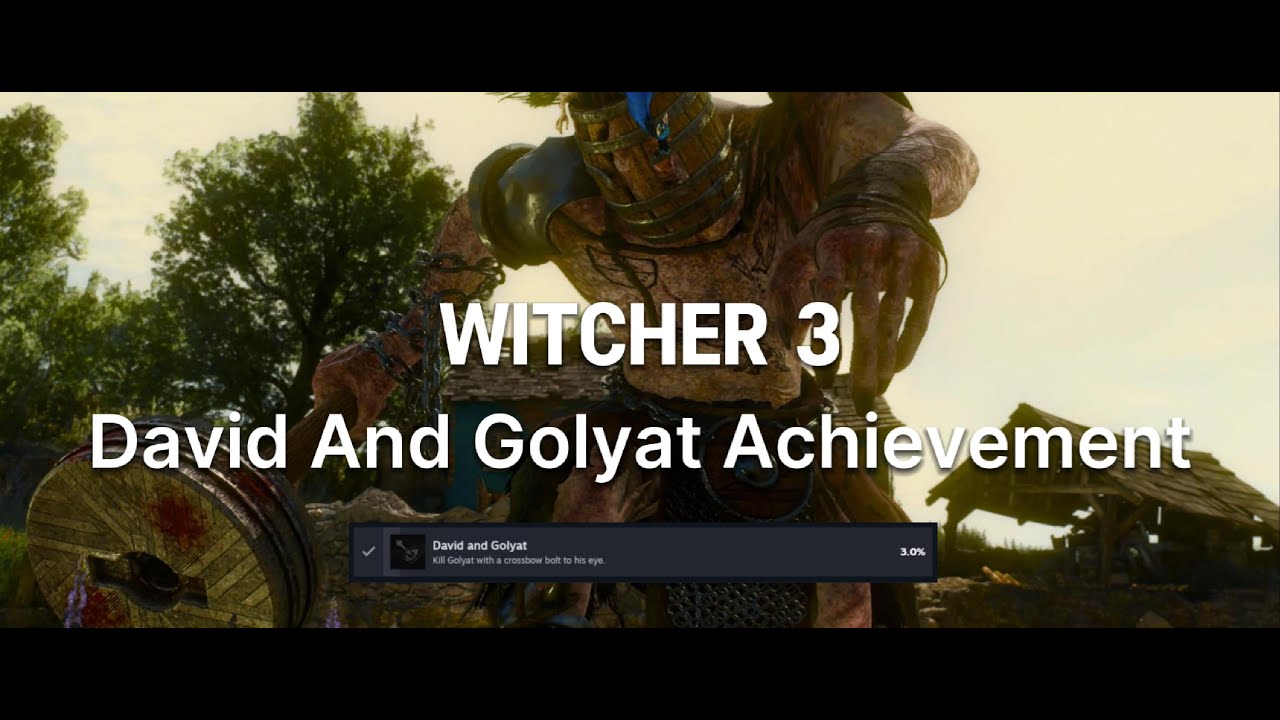 Witcher 3 David and Golyat Achievement 🟡 [21:9] 🟡 - YouTube