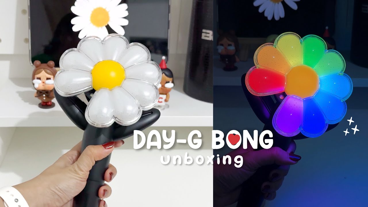 Unboxing GDragon Official Lightstick (Day-G Bong) 🌼🌼🌼 - YouTube