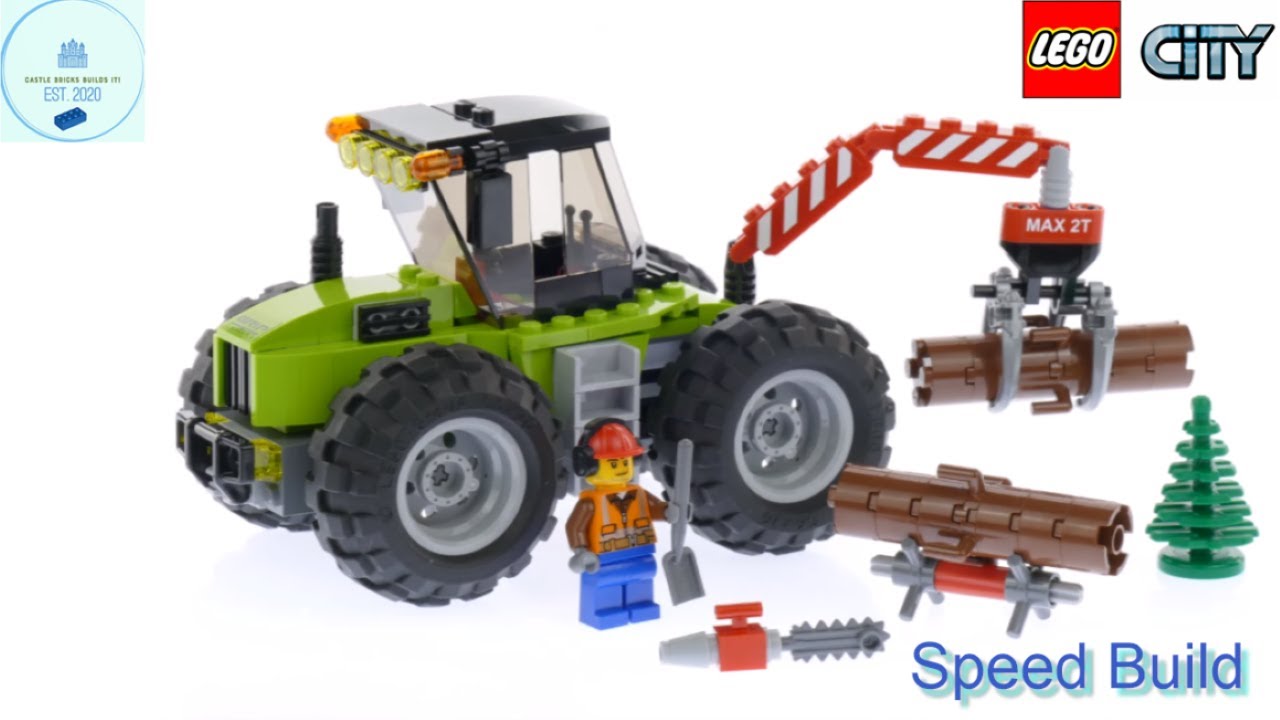 Lego City 60181 Forest Tractor Speed Build - YouTube