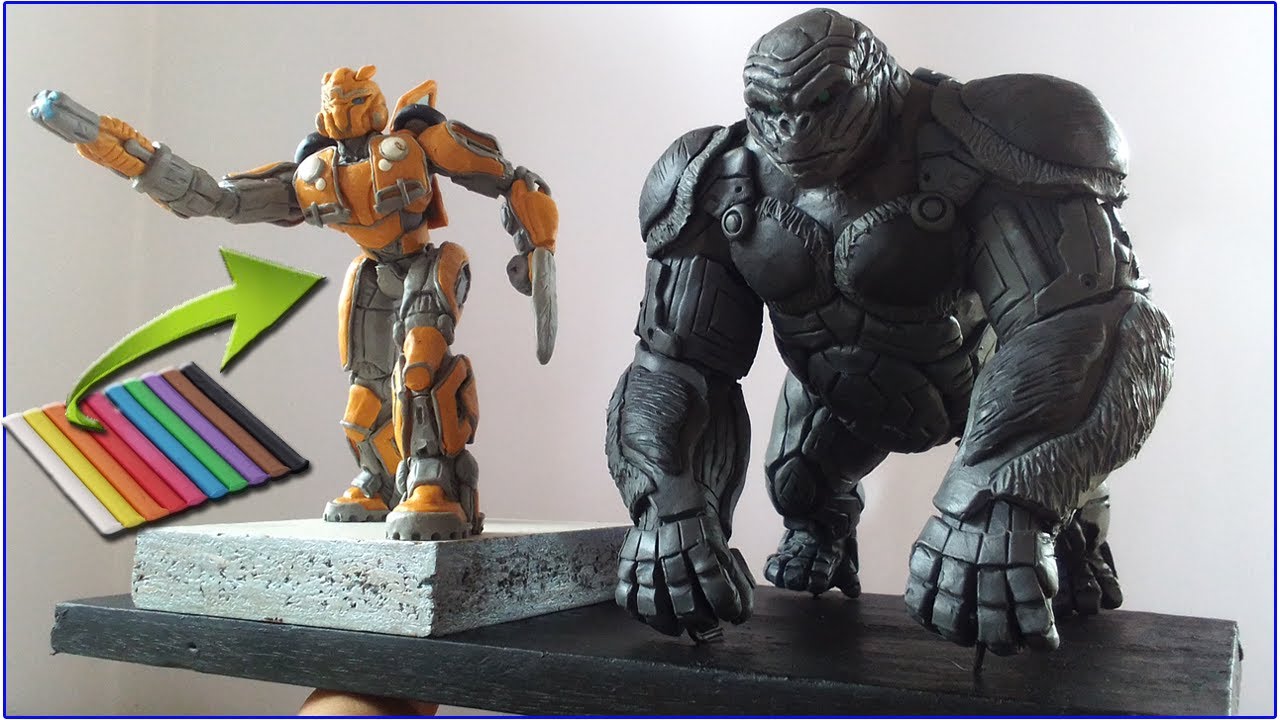 BUMBLEBEE & OPTIMUS PRIMAL WITH CLAY/PLASTILINA. Transformers: Rise of ...