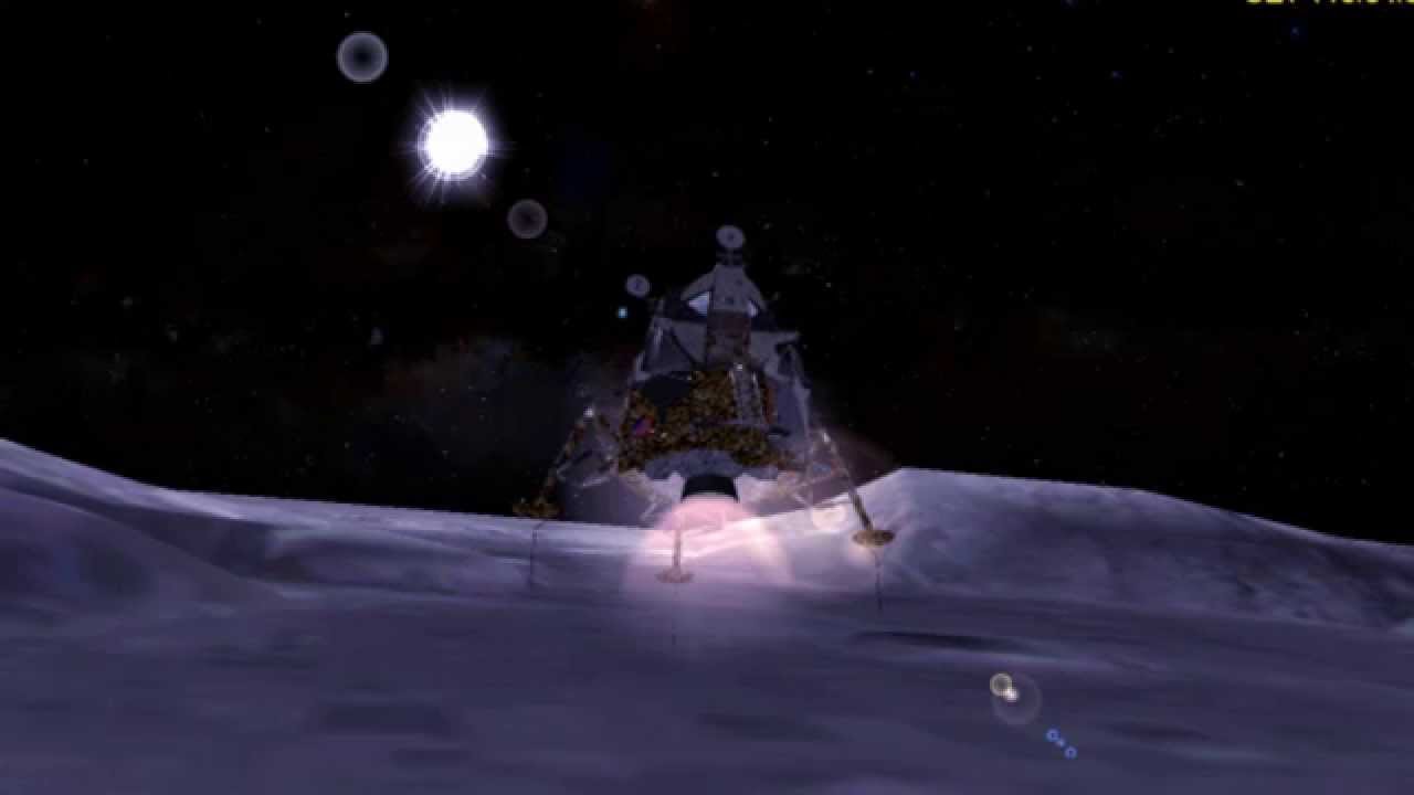 Apollo 17 LM Challenger Landing - YouTube