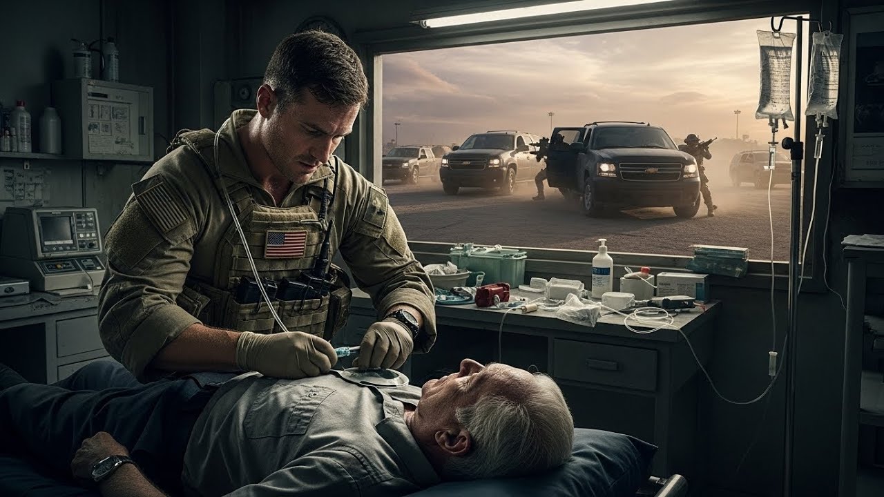 A SEAL Nurse Saved the Dying Admiral — 20 Minutes Later, Black SUVs ...