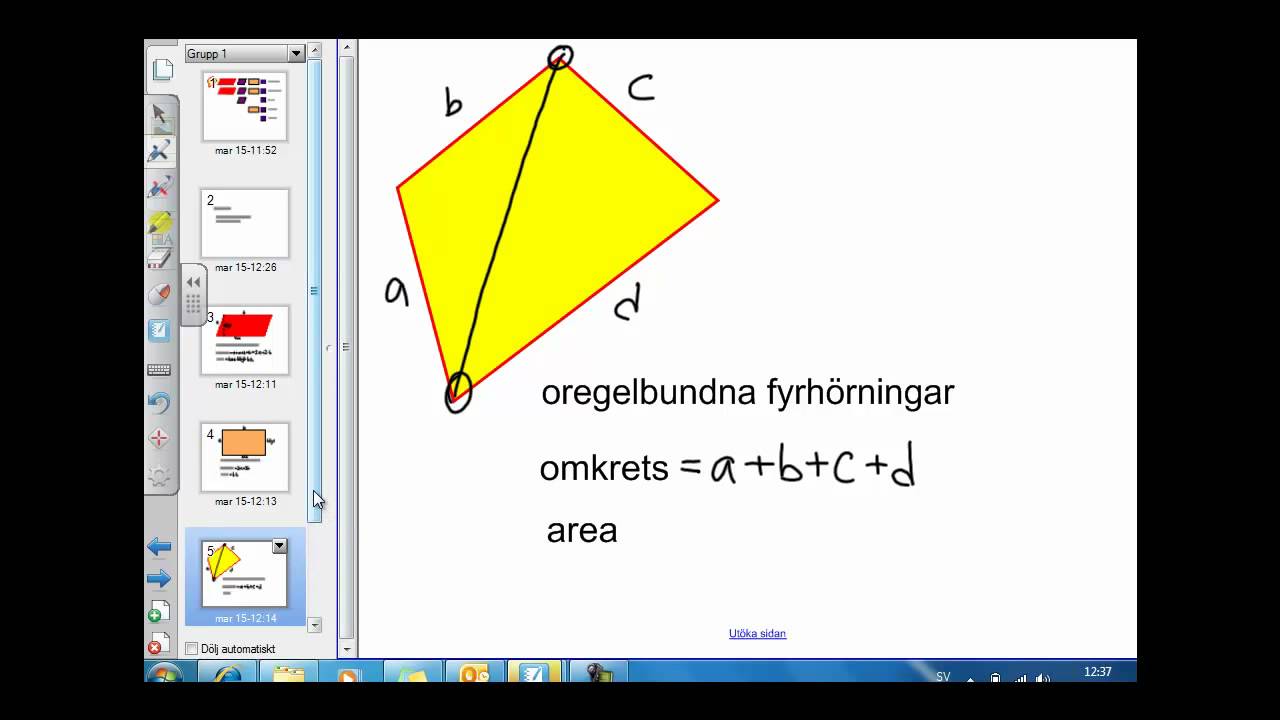 5:2 Omkrets och Area - YouTube