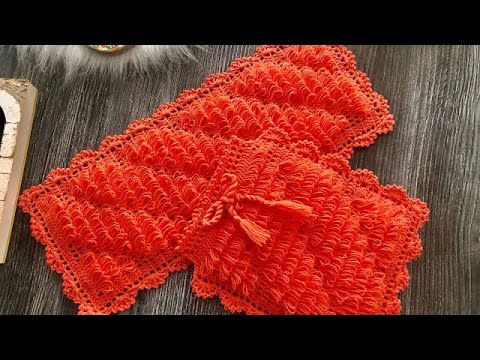 DESENLİ PÜSKÜLLÜ KESE LİF MODELİ / SAÇAK LİF