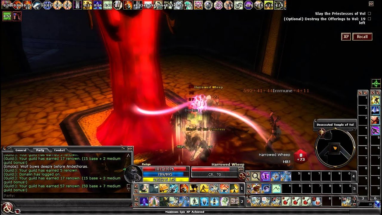 DDO Dungeons and Dragons Online - Reiign - War Monkchine EE Desecrated ...