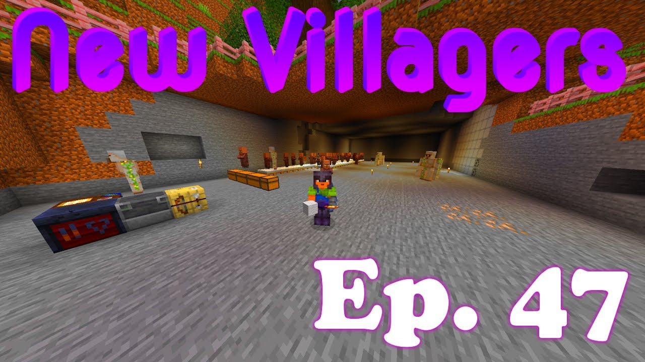 Digging A Big Hole For All Of Our Villagers!!! - YouTube