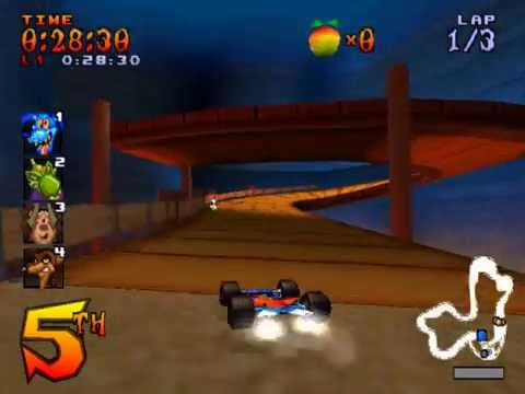 Crash Team Racing(CTR) All Bosses [PS1] - YouTube
