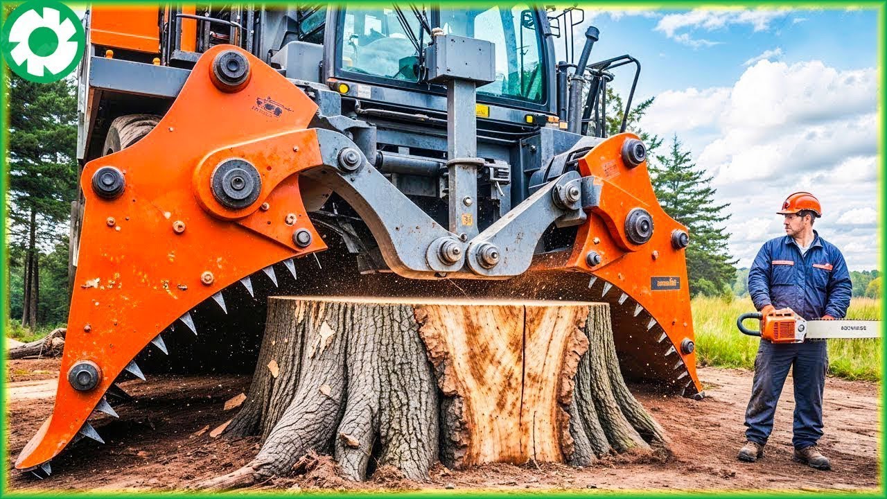 Extreme Dangerous Wood Chipper & Shredder Demolition | Biggest Heavy ...
