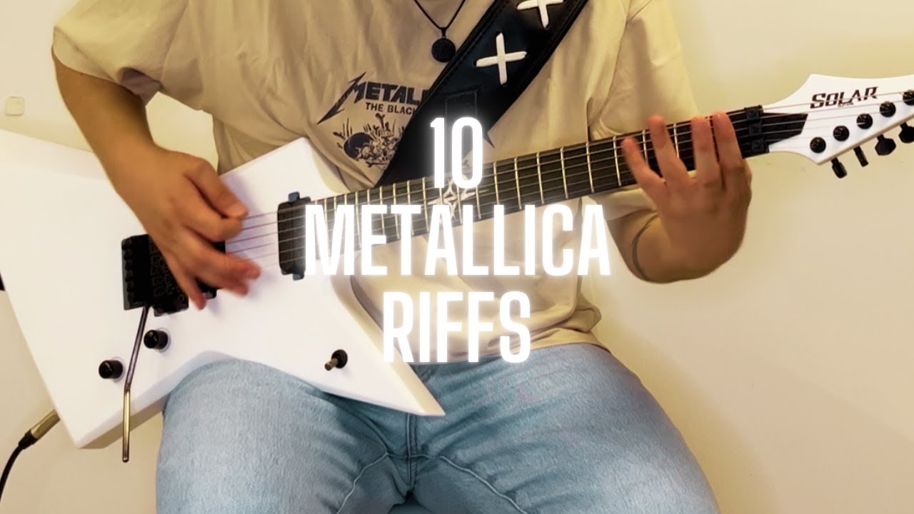 Top 10 Metallica Riffs - YouTube