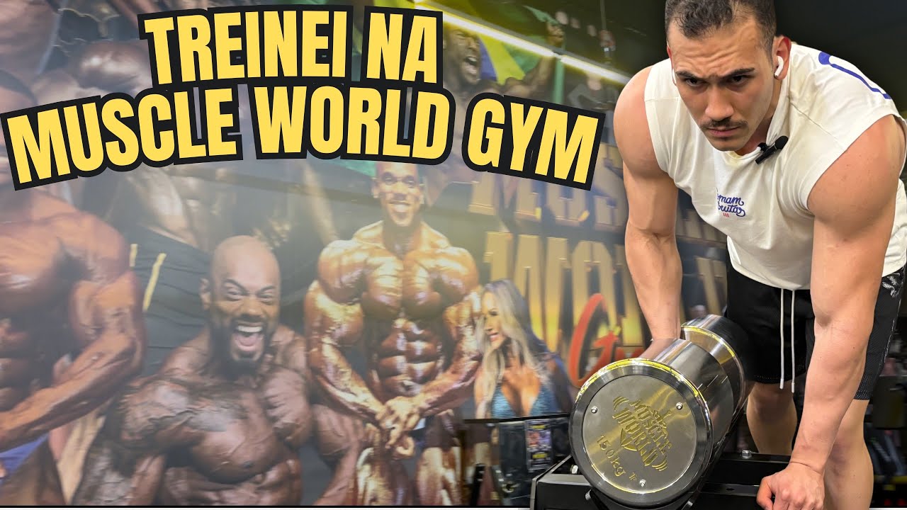 Treino pesado na Muscle World Gym CT ! - YouTube
