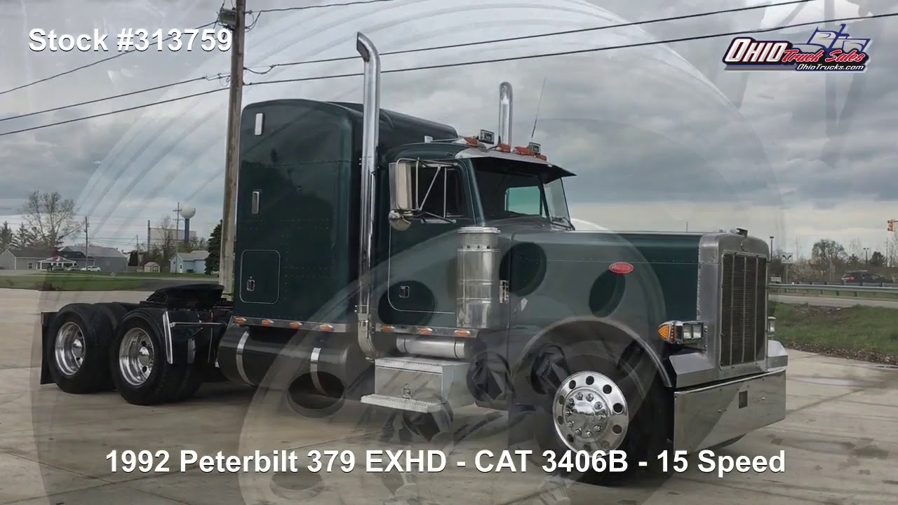 1992 PETERBILT 379EXHD For Sale - YouTube