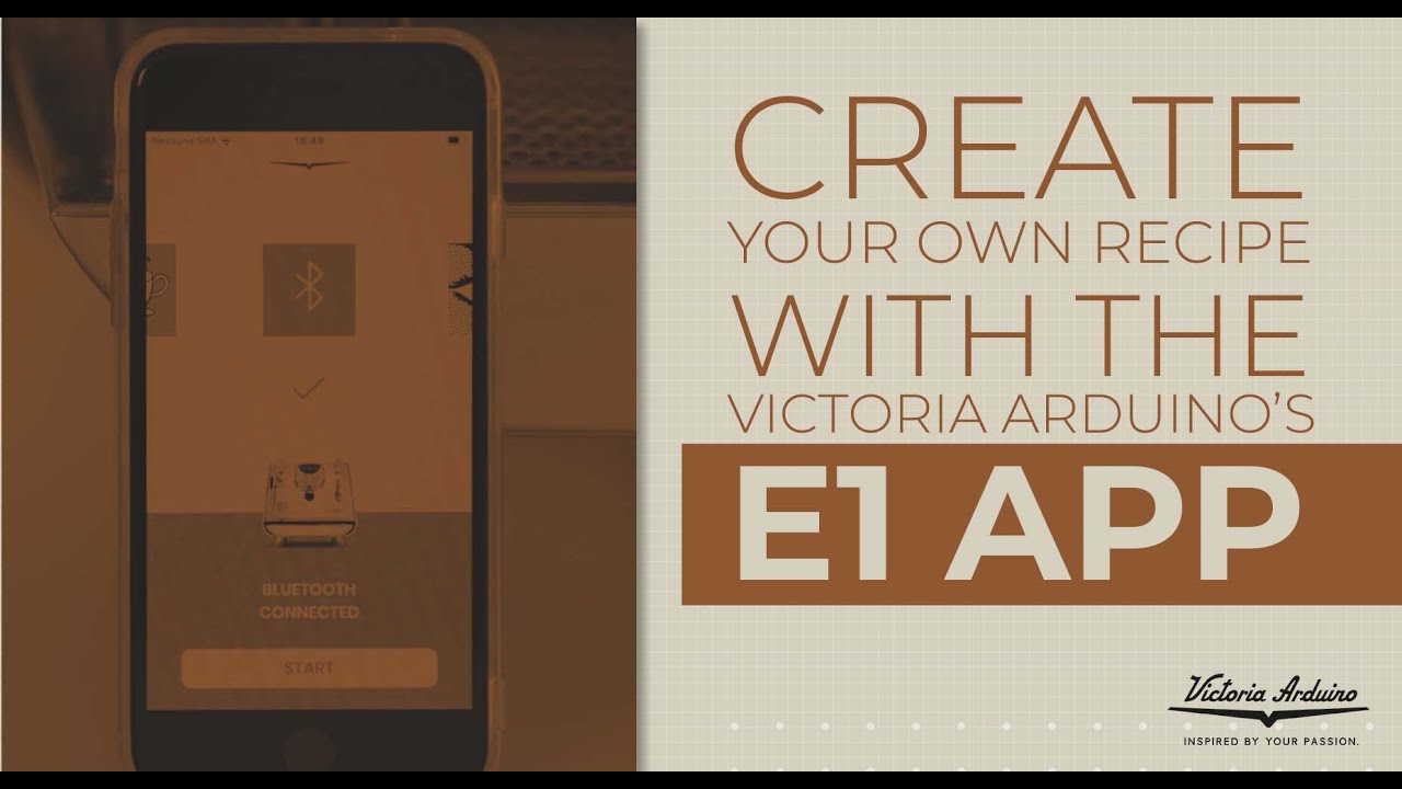 How to create a recipe with E1 Prima app - YouTube