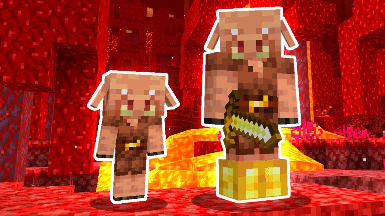 👉 YA ESTÁN AQUÍ LOS PIGLIN 👈 MINECRAFT 1.16 SNAPSHOT 20W07A - YouTube