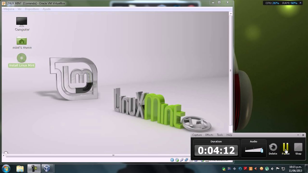 TUTORIAL COMO INSTALAR LINUX MINT 11 - YouTube