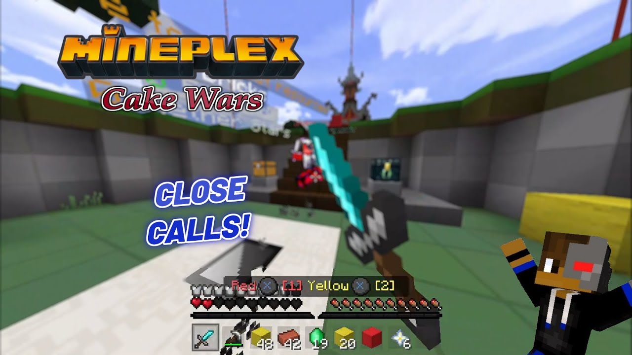 Minecraft - Mineplex Cake Wars #86 - COUPLE OF CLOSE CALLS - YouTube