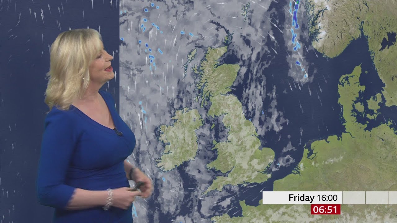 Carol Kirkwood - BBC Breakfast Weather 04/03/2021 - HD - YouTube